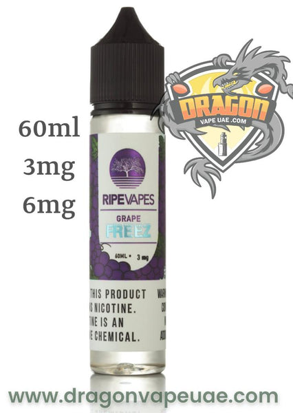 RIPE VAPE GRAPE FREEZE 60ML E-LIQUID – Dragon Vap AE