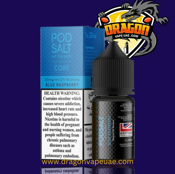 Pod Salt - Blue Raspberry Saltnic 30ML – Dragon Vap AE